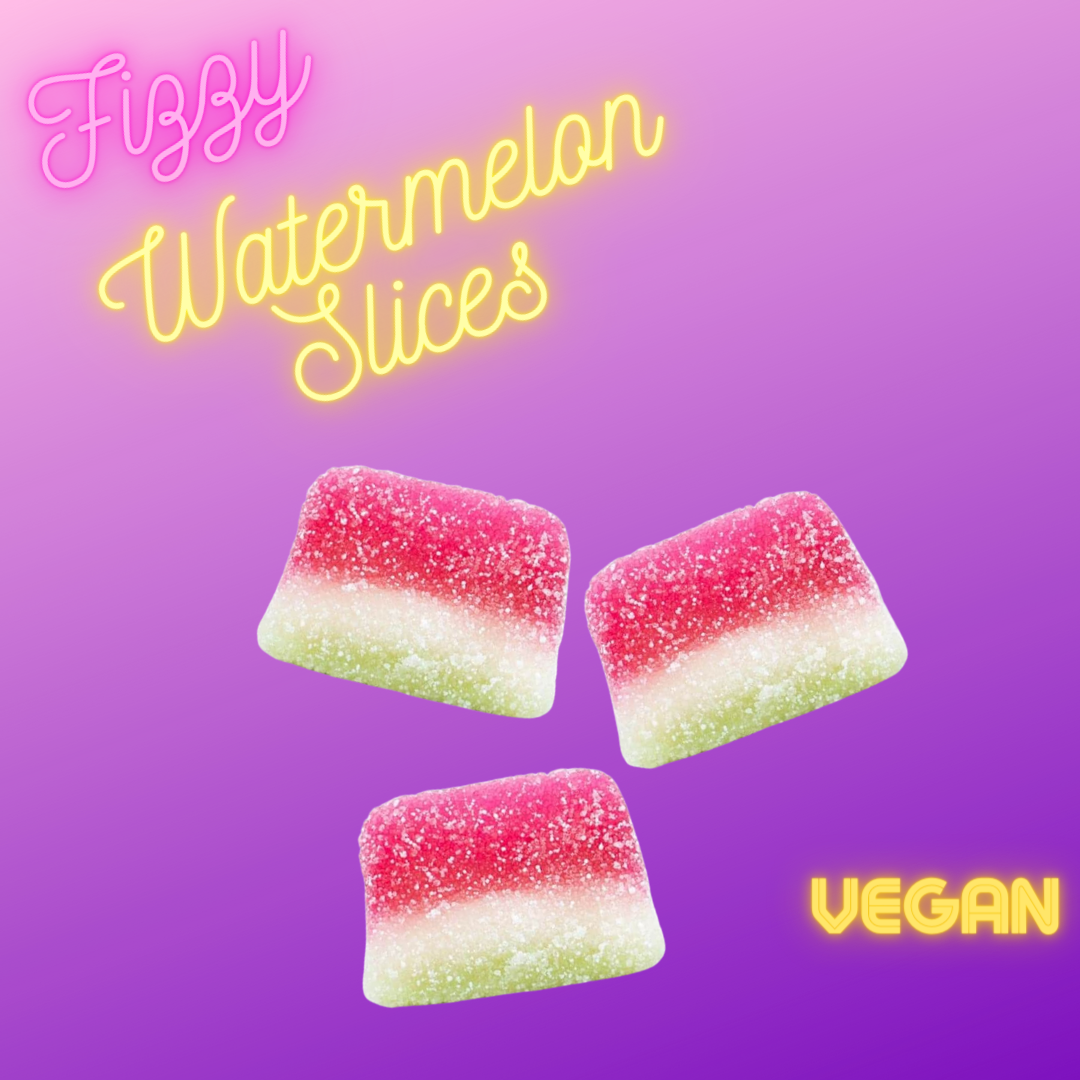 Fizzy Watermelon Slices (100g) – My Sweeties Sweet Shop