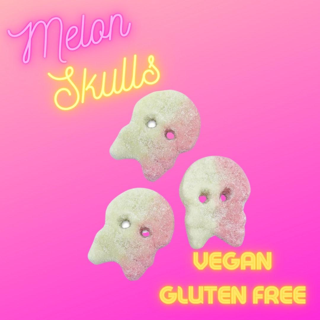 BUBS Cool Melon Foam Skulls (100g) – My Sweeties Sweet Shop