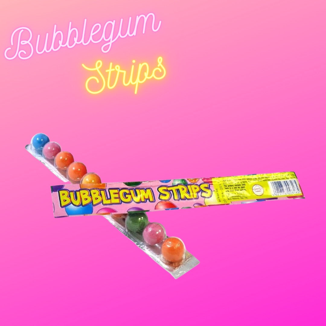 Bubblegum Strips (Each) – My Sweeties Sweet Shop
