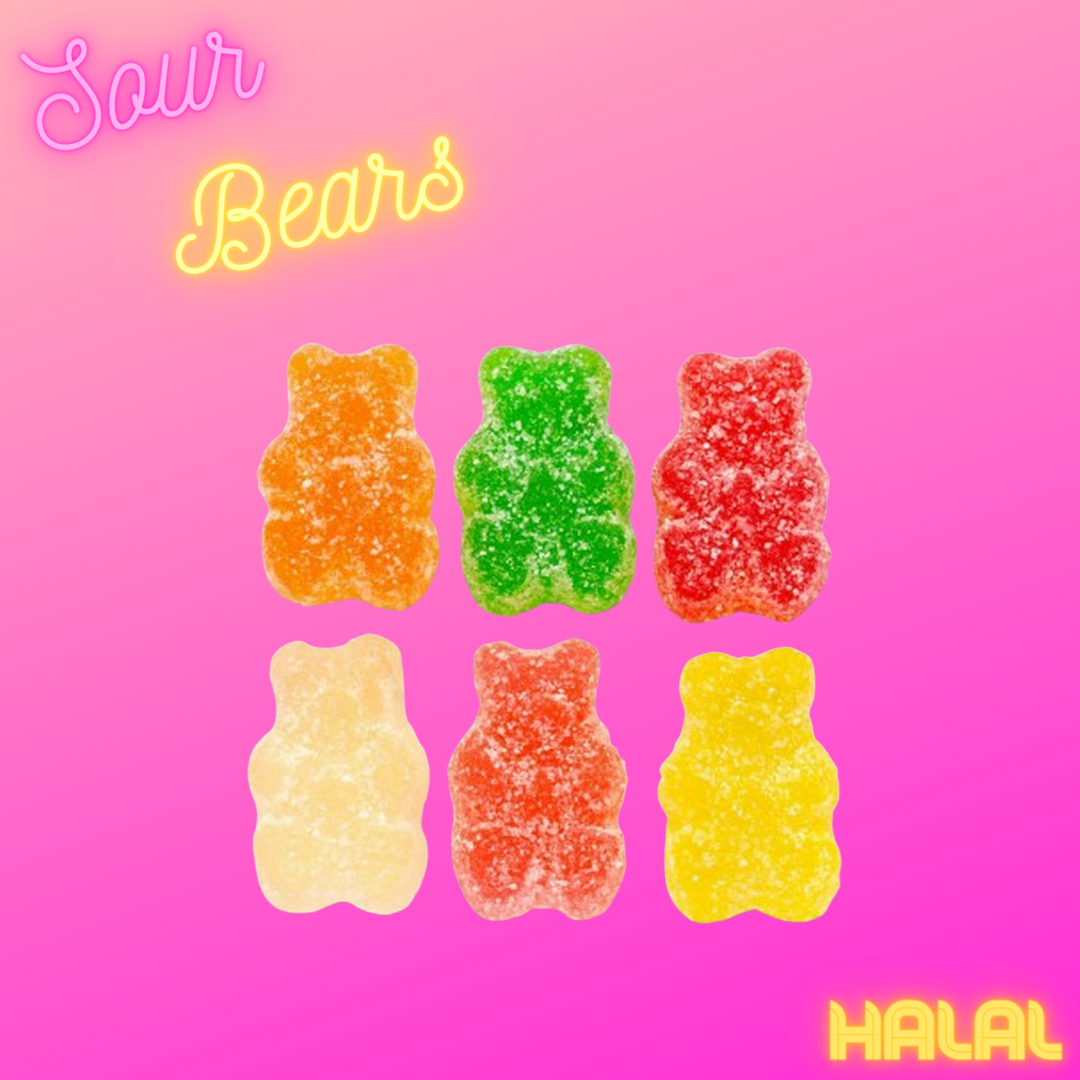 Sour Bears (100g) – My Sweeties Sweet Shop